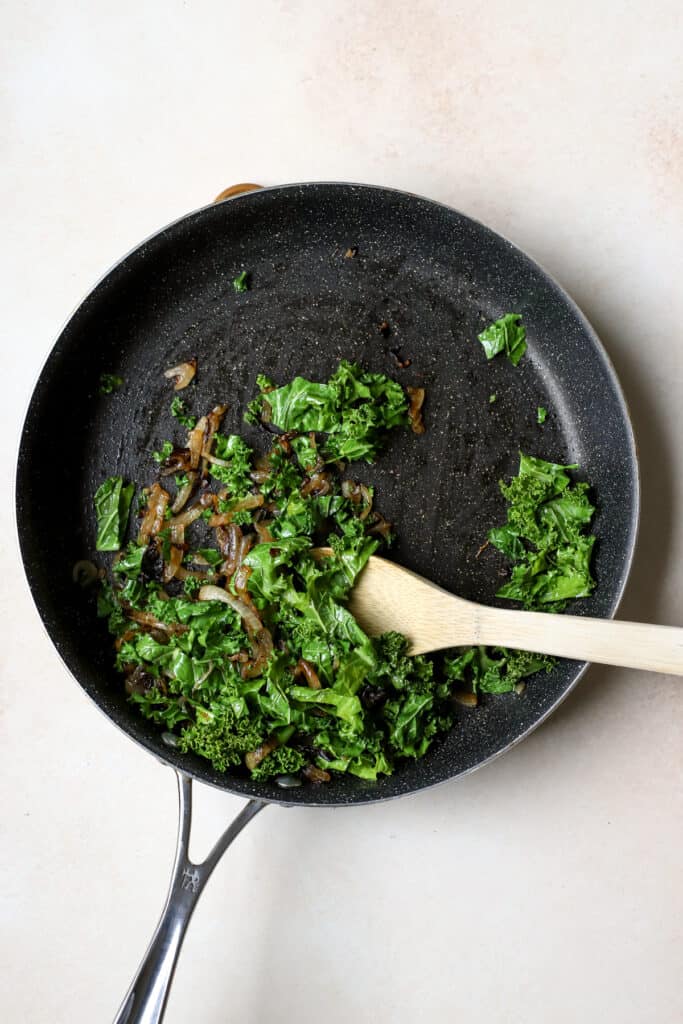 Delicious Savory Crustless Kale Pie with Chickpea Flour – Roots and ...