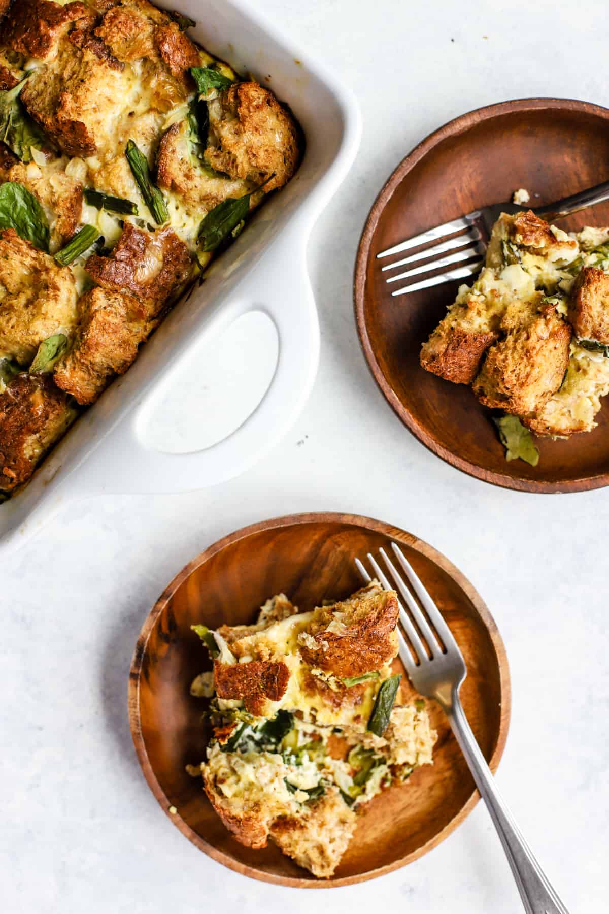 Cozy & Comforting Spring Veggie Breakfast Strata – Roots and Radishes