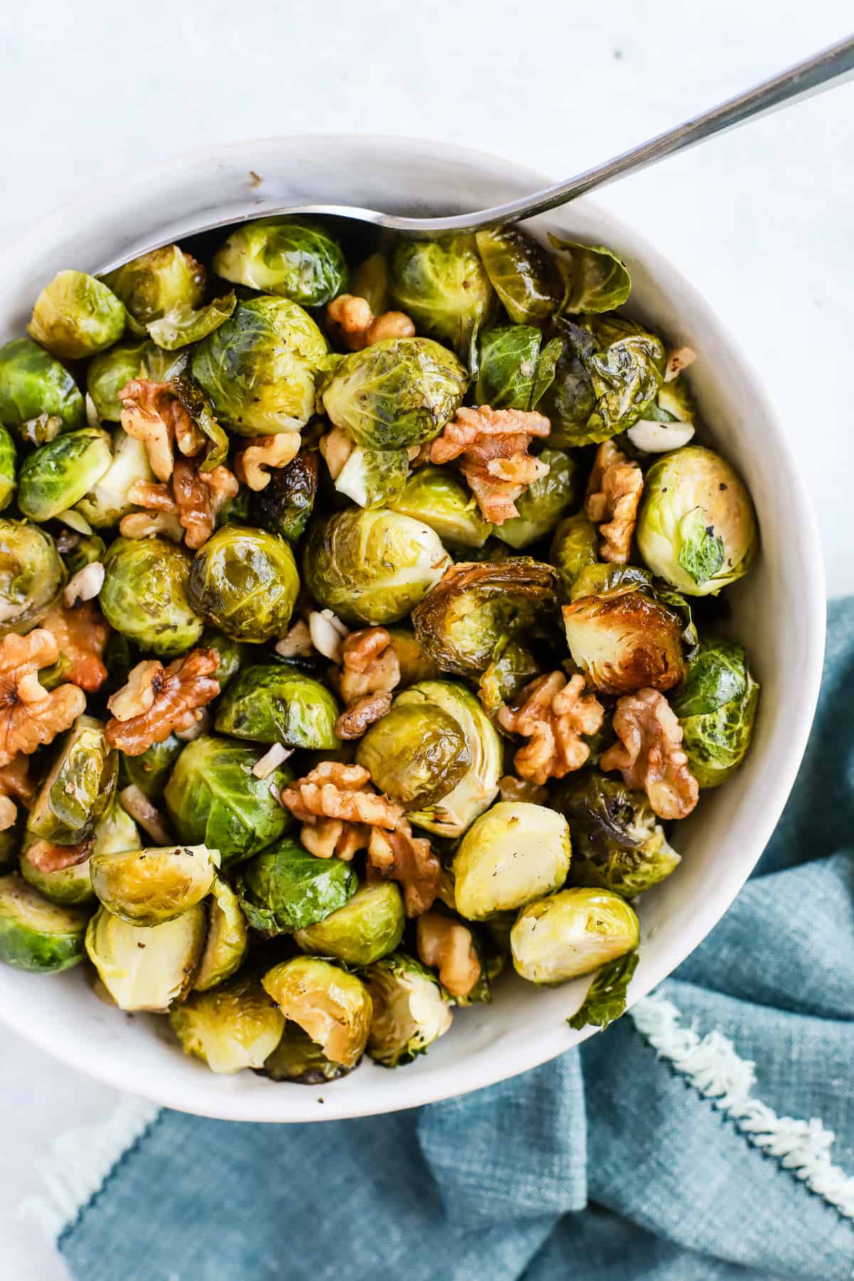 Maple Walnut Roasted Brussels Sprouts – Roots and Radishes