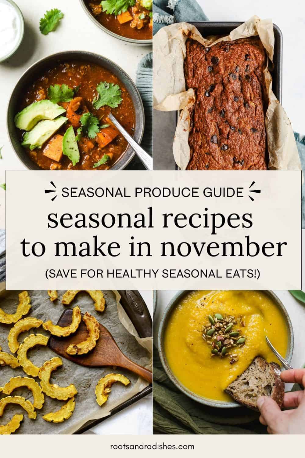 Seasonal Recipes to Make in November – Roots and Radishes