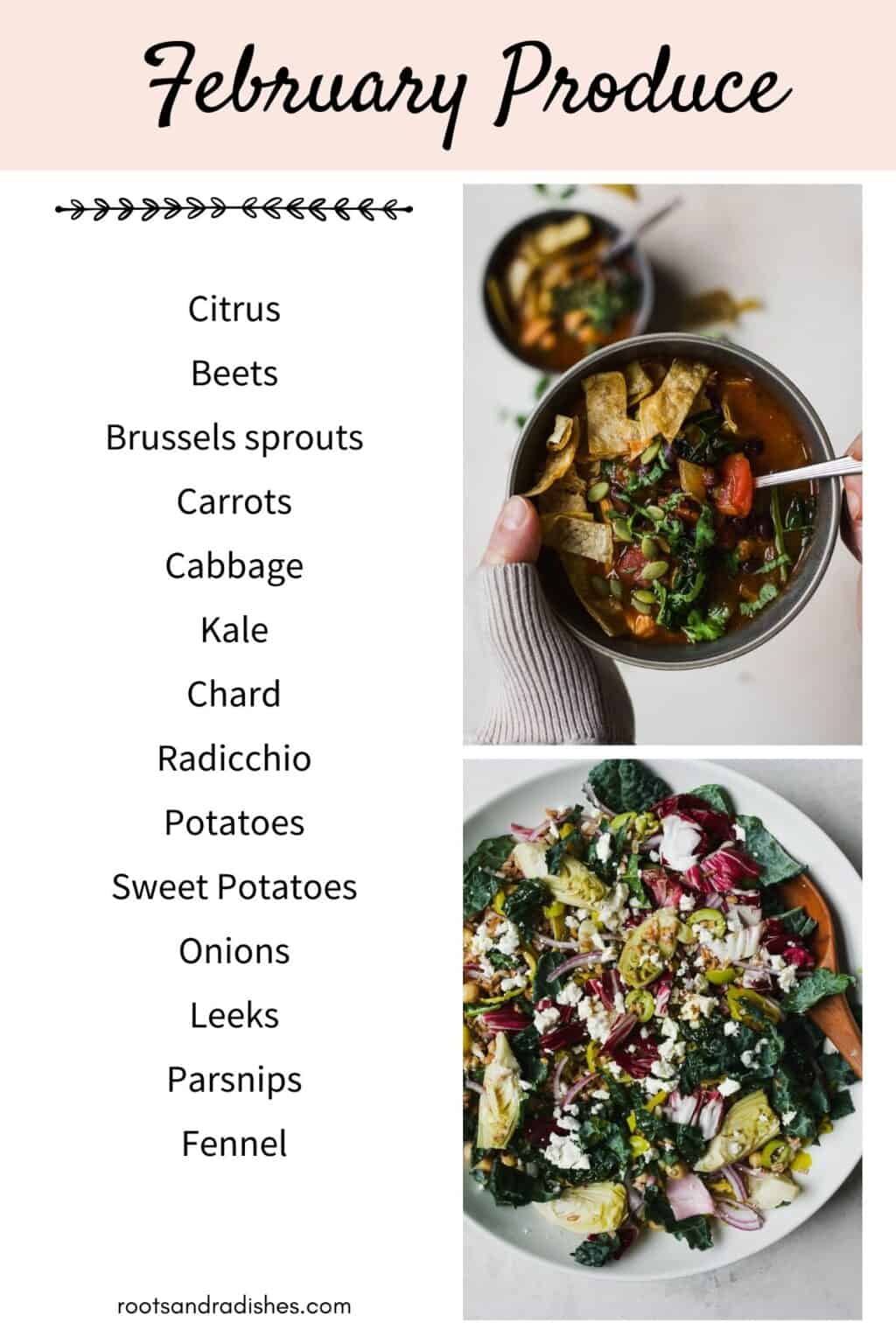 Seasonal Recipes to Make in February – Roots and Radishes