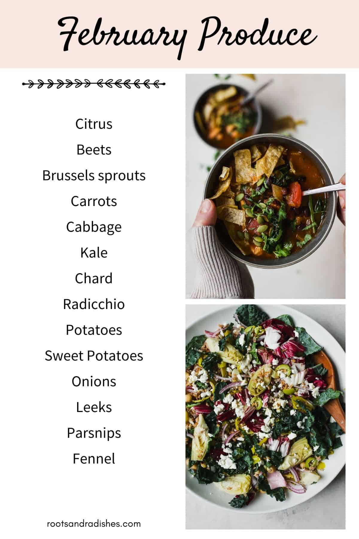 Seasonal Recipes to Make in February – Roots and Radishes