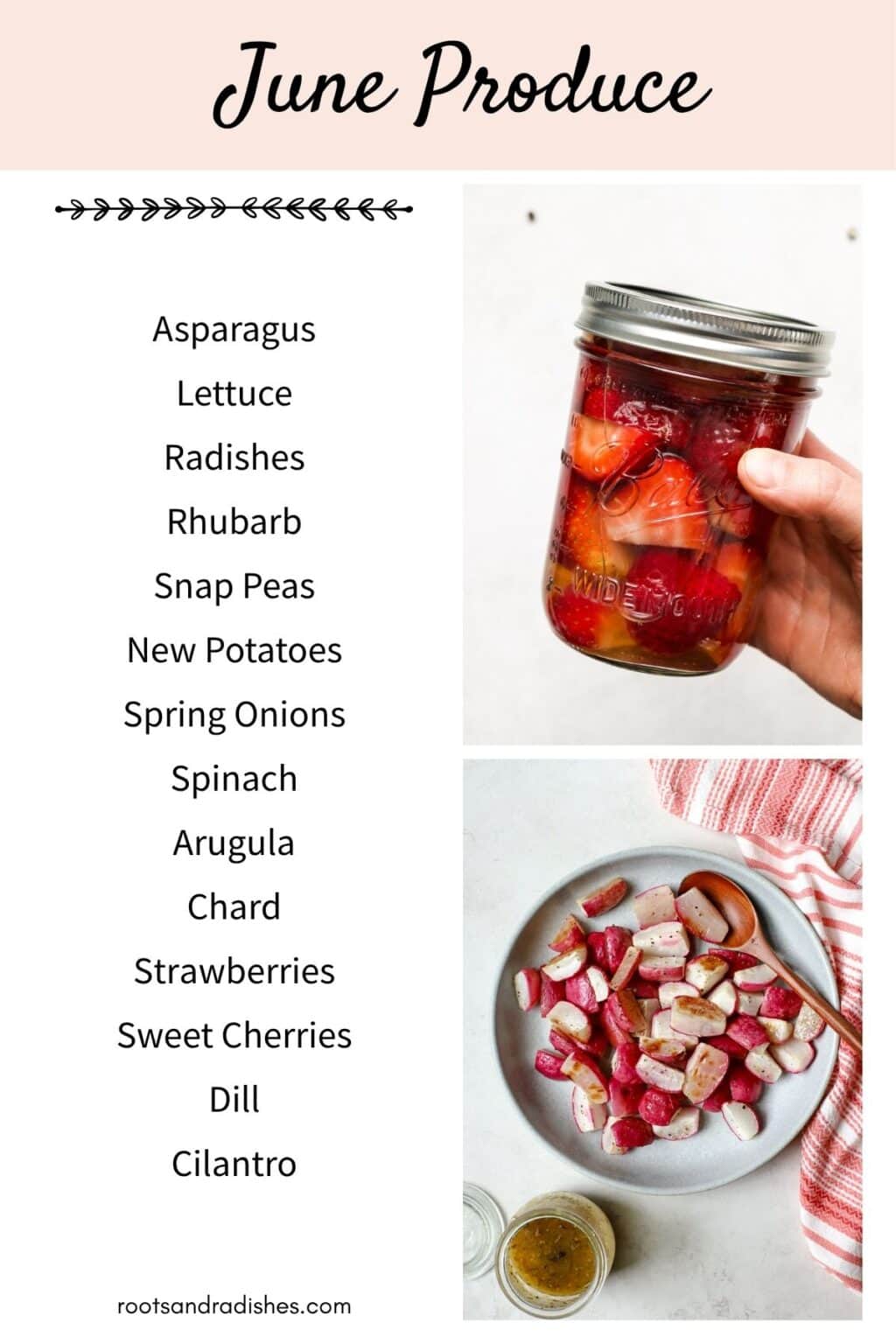 Seasonal Recipes to Make in June – Roots and Radishes